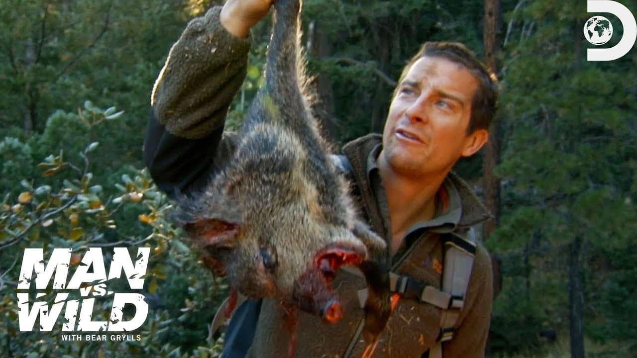 Bear Grylls’ Wild Pig Hunt: Man Vs. Wild Adventure | WW3 Survival